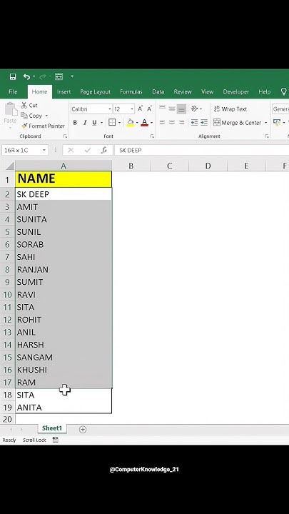 How to Create Multiple Sheets in one click 🤔#shorts #excel #computer - YouTube