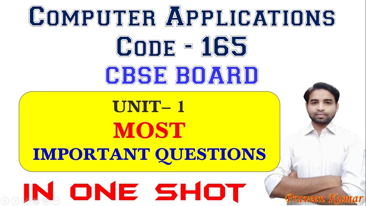 CBSE Class 10 Computer Applications Most Important Questions Free cbse-class-10-computer-applications-most-important-questions-free