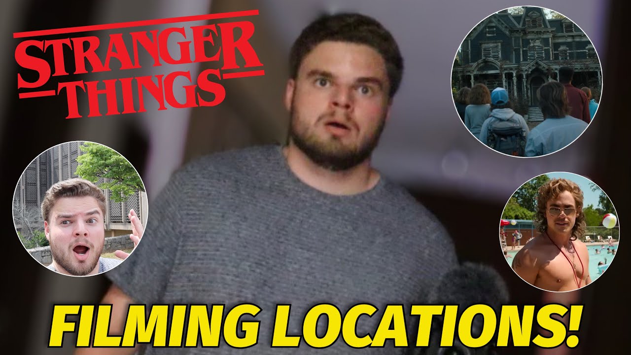 STRANGER THINGS FILMING LOCATIONS VLOG! - YouTube