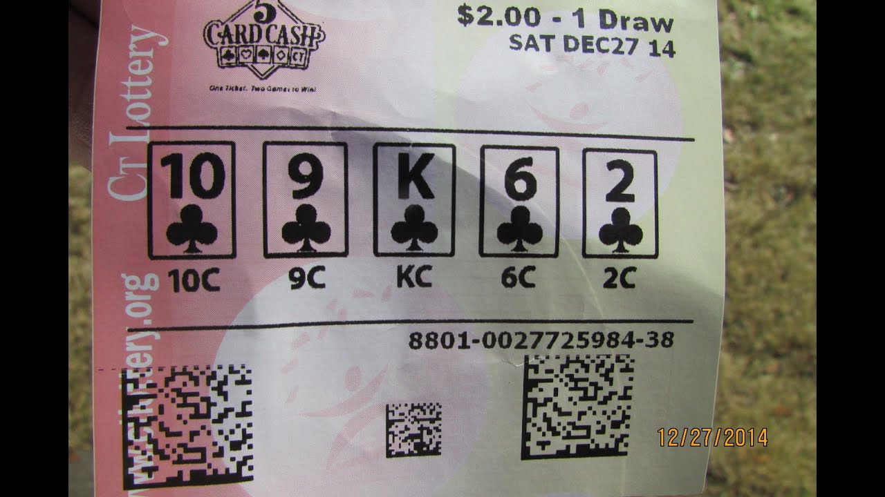 jason wins $55 on five card cash - YouTube