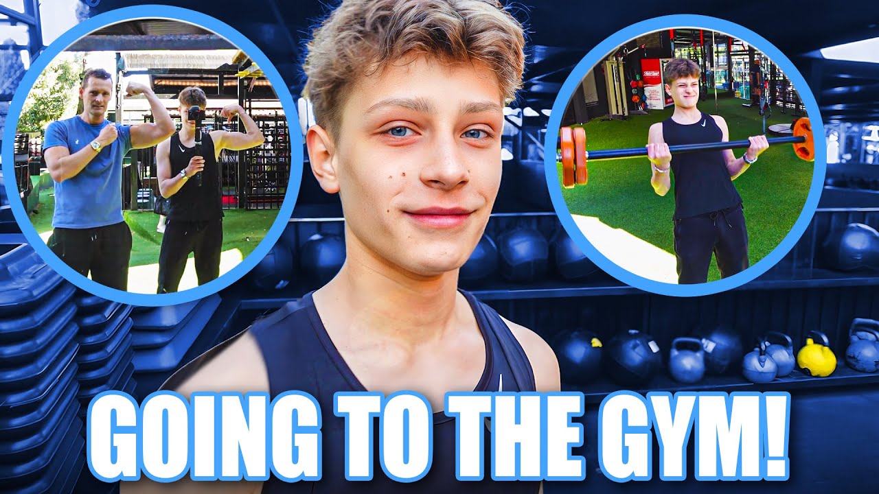 GOING TO THE GYM WITH MY DAD - YouTube