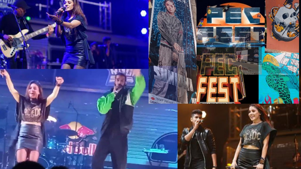 Sunidhi Chauhan Live Concert Mix Song's (At Pec Festival 2023) Punjab ...