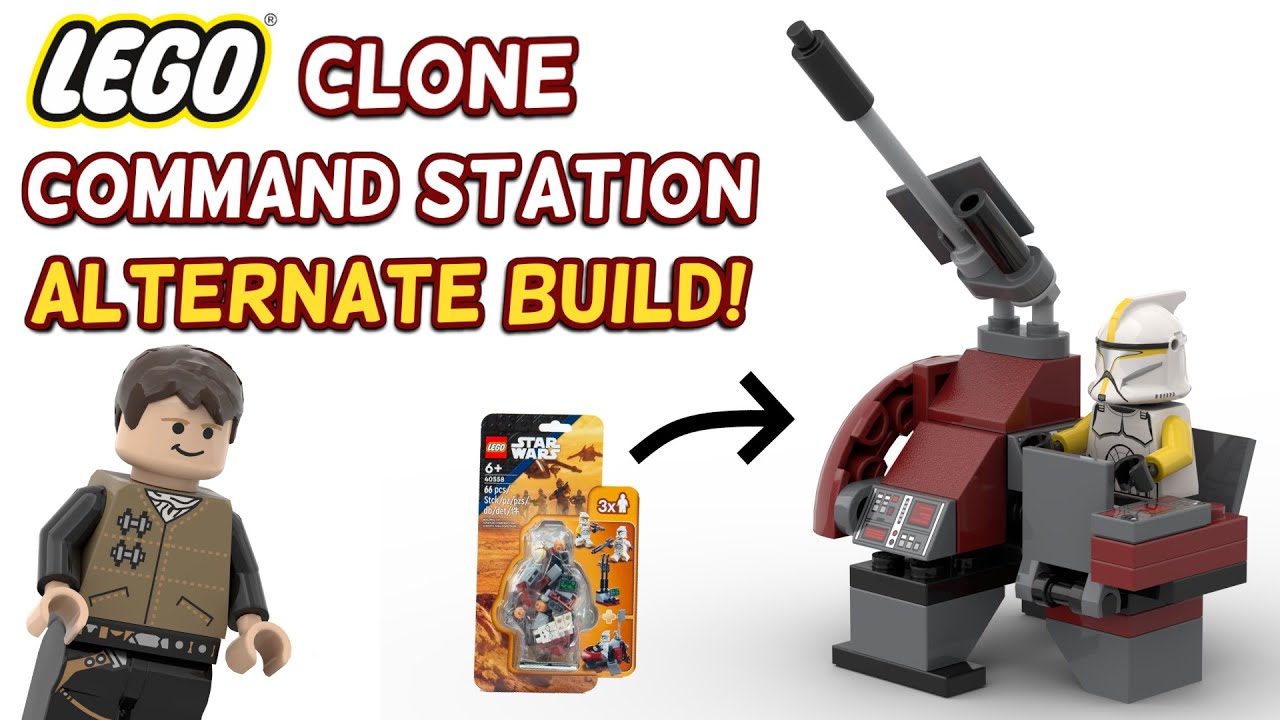 Lego Star Wars Clone Command Station ALTERNATE BUILD! - YouTube