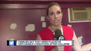 Walkway collapses at apartment complex in Detroit, two injured
