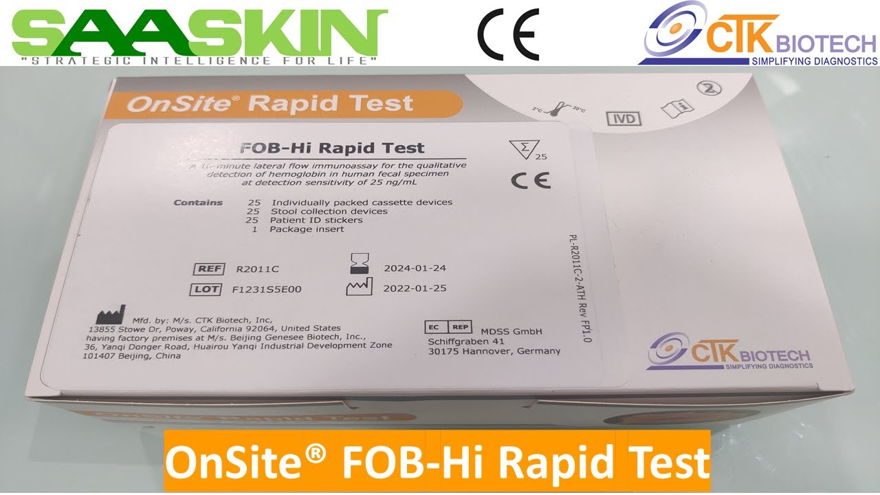 OnSite FOB-Hi Rapid Test Kit | UNBOXING | CTK Biotech - YouTube