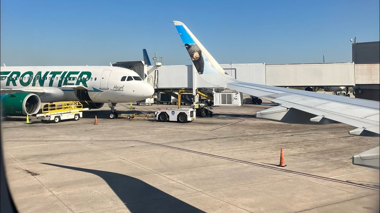 Frontier Airlines Airbus A321 Takeoff out of KATL Atlanta, GA to KMCO ...