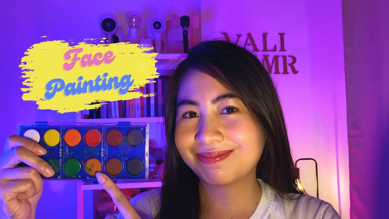 ASMR | Talking To You While Painting Your Face 🎨 (Visual Trigger) - YouTube
