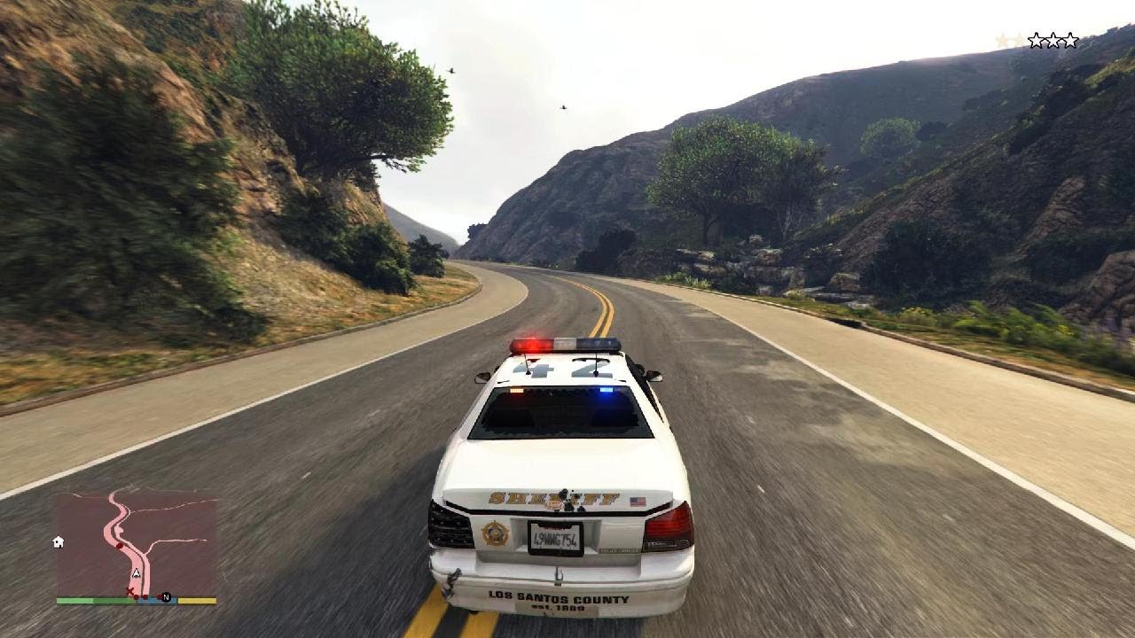 Gta 5 escape from cops - YouTube