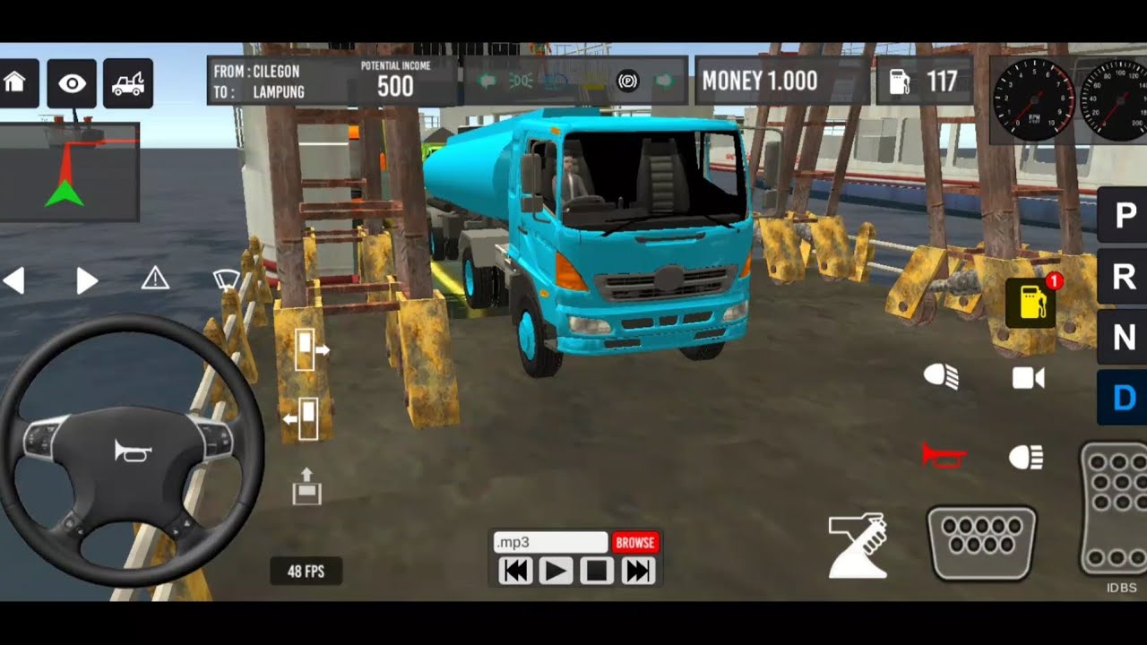 Mobil Truk Tangki Oleng Muat Gas Samator Terbakar Api - Truk Hino Oleng ...