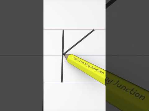Letter K writing Practice for Kids #K, #alphabets #funandlearning #joyfullearning #kidseducation