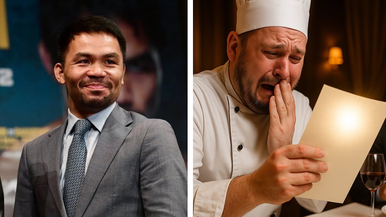 Chef serves meal to Manny Pacquiao and breaks down in tears after ...