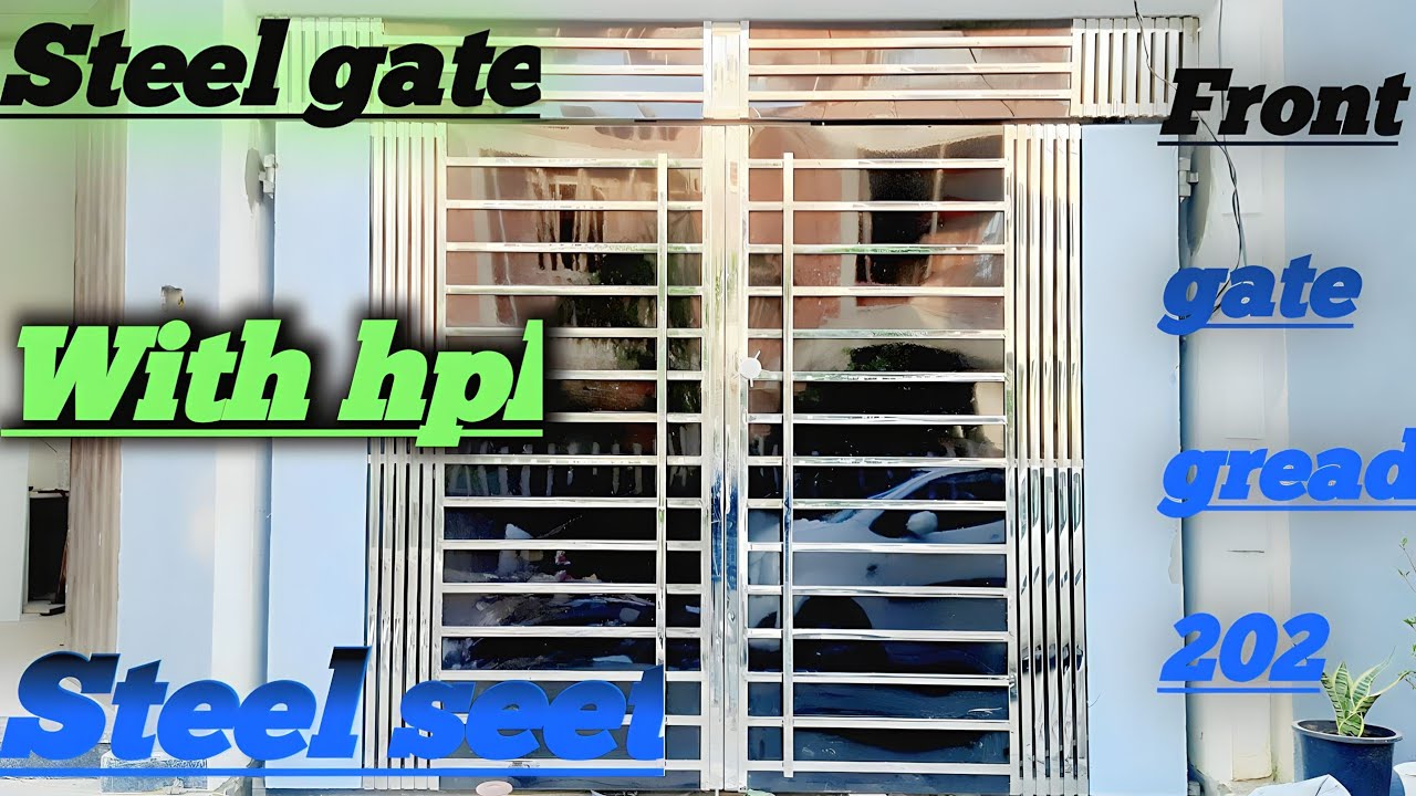 how to making Stainless steel design gate steel railing steel gate ...