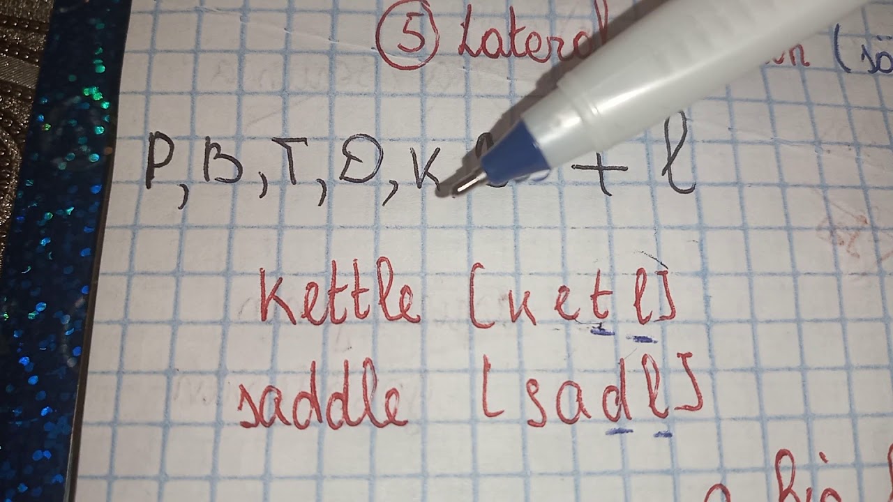 📌Lateral plosion /Fonetik hadisə olan Lateral plosion-un tapılması ...