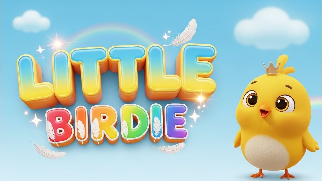 Little Birdie Nursery Rhyme | 3D Cartoon Kids Song 🐦 #LittleBirdie # ...