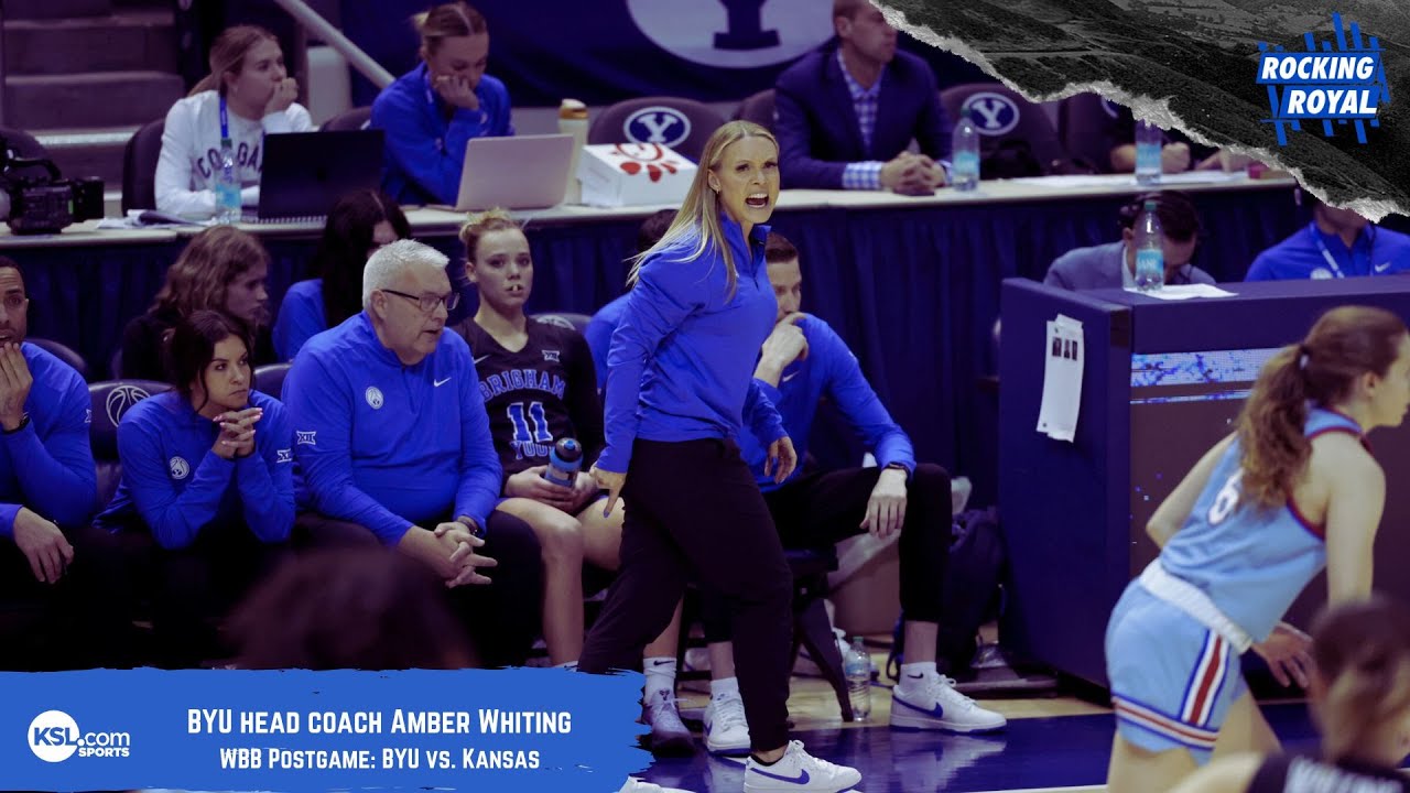 Women's Basketball | Kansas Postgame | HC Amber Whiting - YouTube