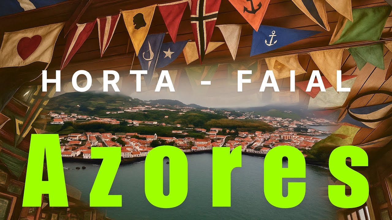 Walking and Driving Through Horta, Faial Island 🇵🇹 | Immersive Earth TV ...