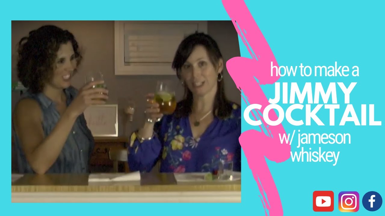 How to make a jimmy cocktail [jameson's whiskey] - YouTube