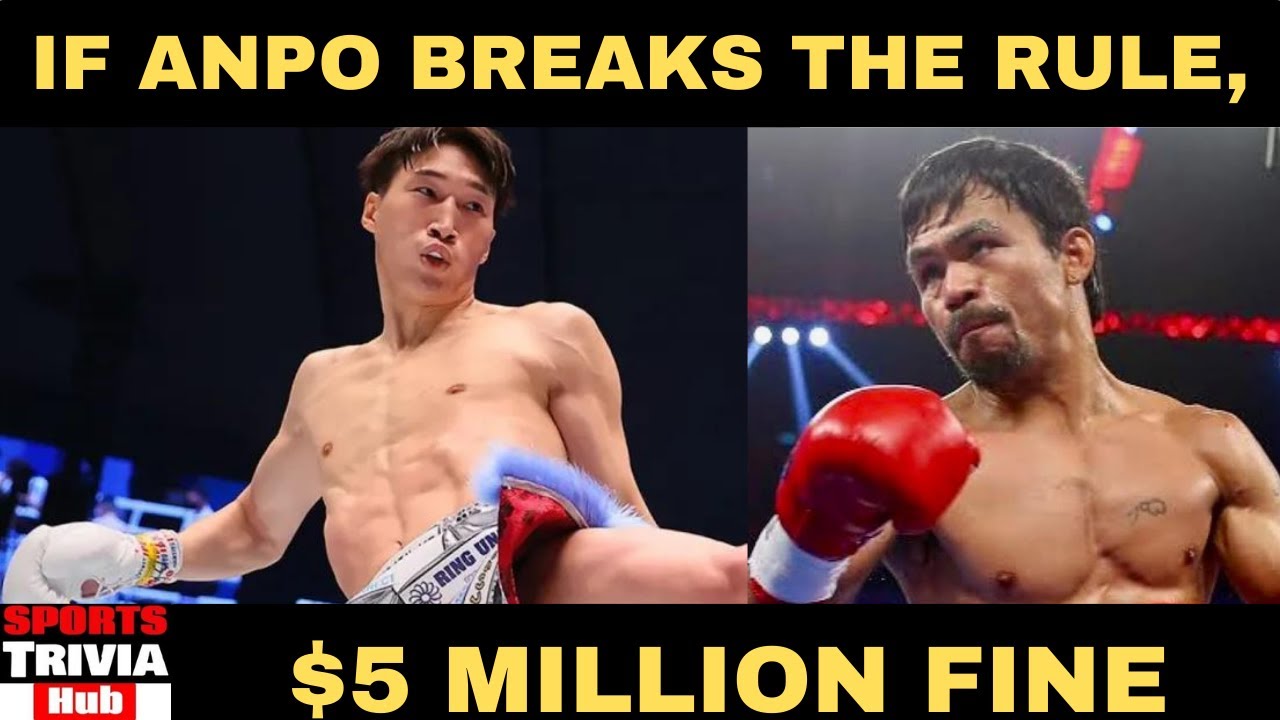 BOXING: Manny Pacquiao is set for a $5 million payout if Rukiya Anpo ...