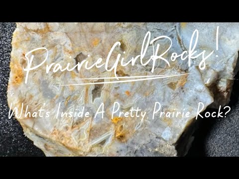 Time To Finally Cut This Pretty Prairie Rock I Found Years Ago! - YouTube