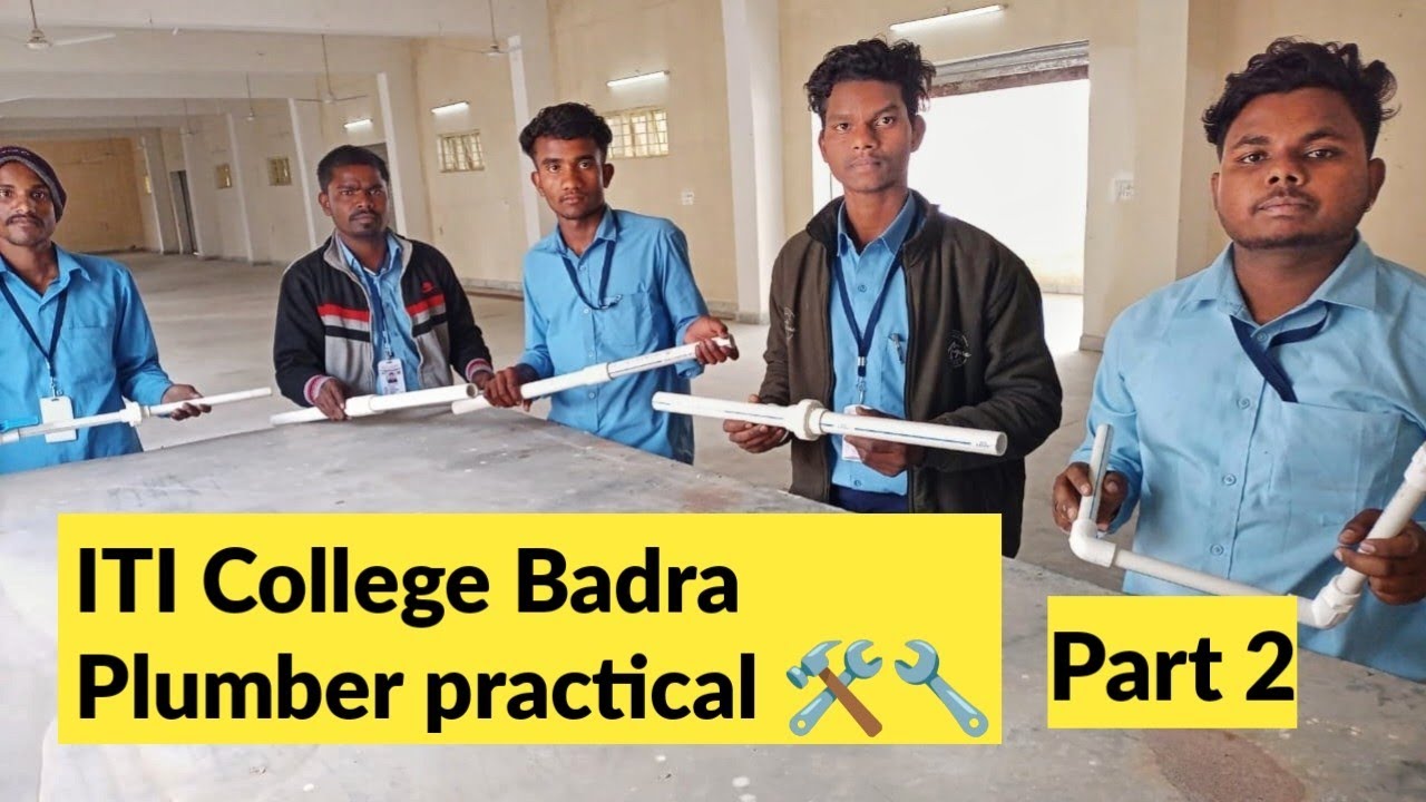 ITI College badra। my College friend's। plumber practical। - YouTube