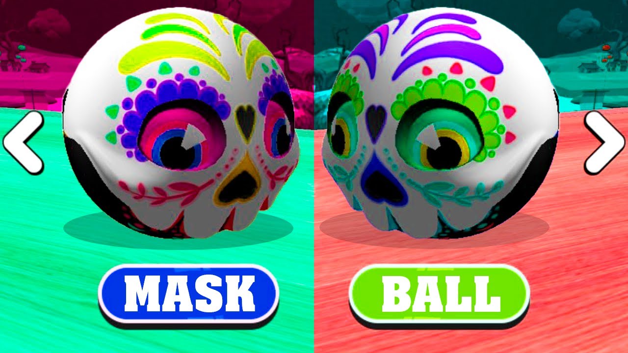 Going Balls - MASK Ball 💀 Mirror Colored Levels 2623-2627! Updated Race ...