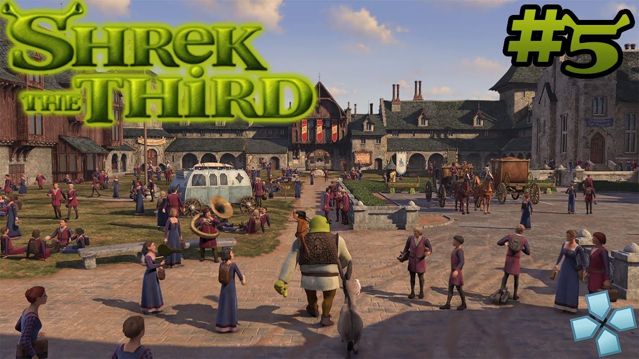 Shrek the Third | (PSP Gameplay) | Part 5 - YouTube