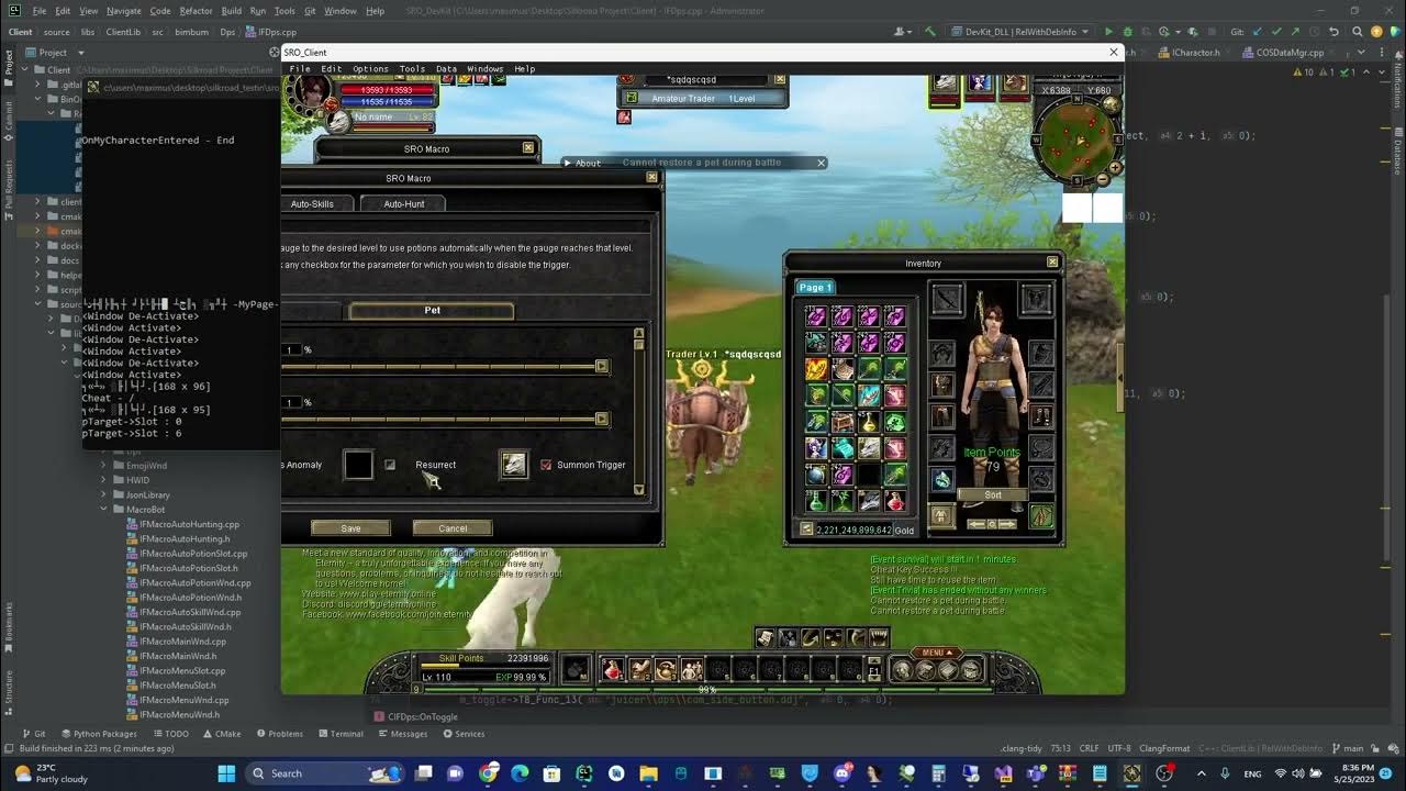 [1/6] VSRO Macro Bot - YouTube