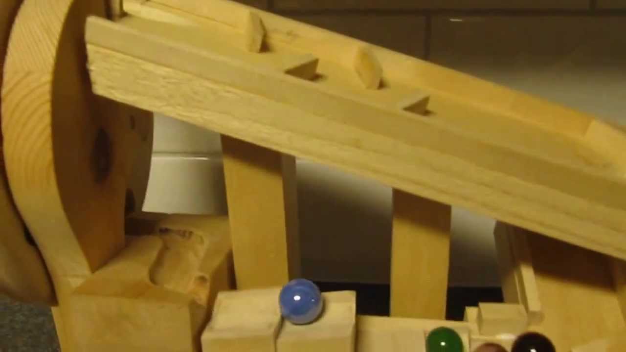 Wood marble machine 2 (HD) - YouTube