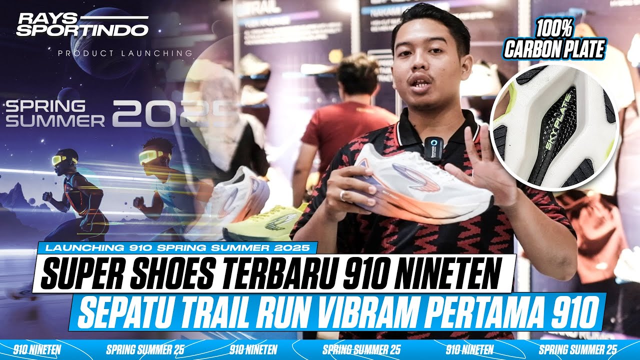ADA SUPER SHOES TERBARU DAN TRAIL RUN VIBRAM! LAUNCHING 910 NINETEN ...
