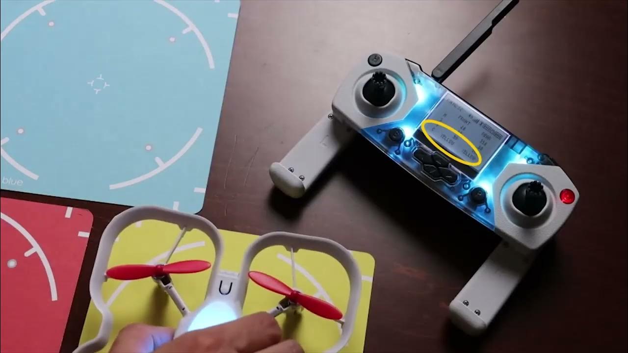 CoDrone EDU (JROTC ed.) Controller Display Screens - YouTube