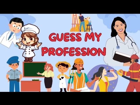 Guessing Game for kids | Guessing Game Professions for kids | Guess ...
