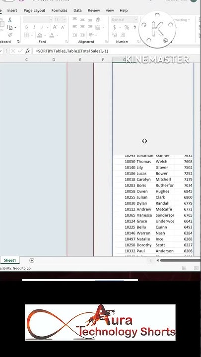 How to use SORT and SORTBY functions in Excel and Sort on single or multiple columns #shorts # ...