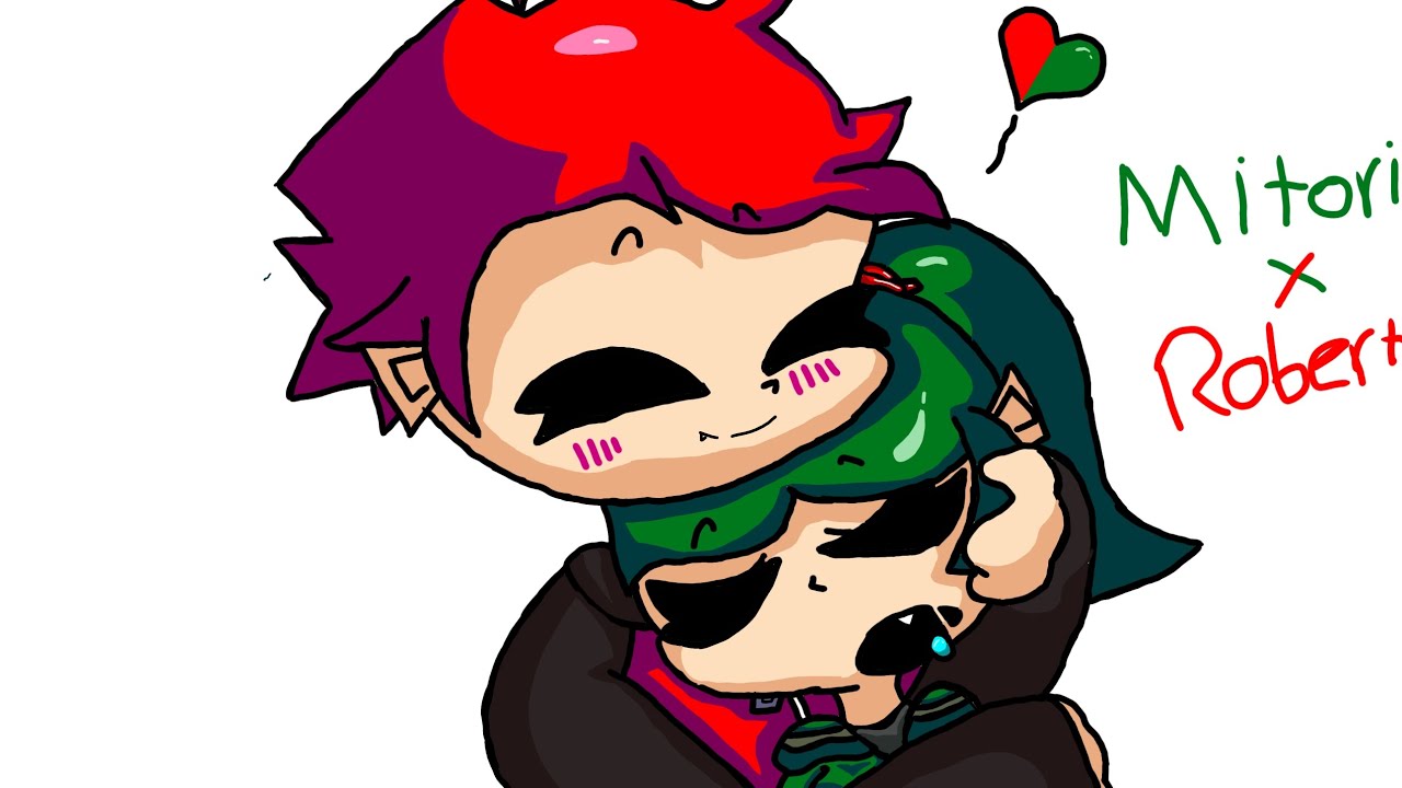 robert x mitori (red y green)vs impostor v4 human dibujo ibis paint x ...