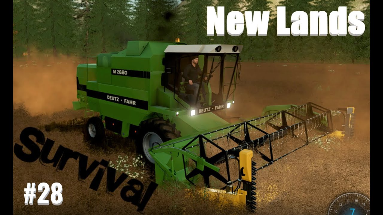 Harvesting Canola With Our New Combine #28 | New Lands Survival ...