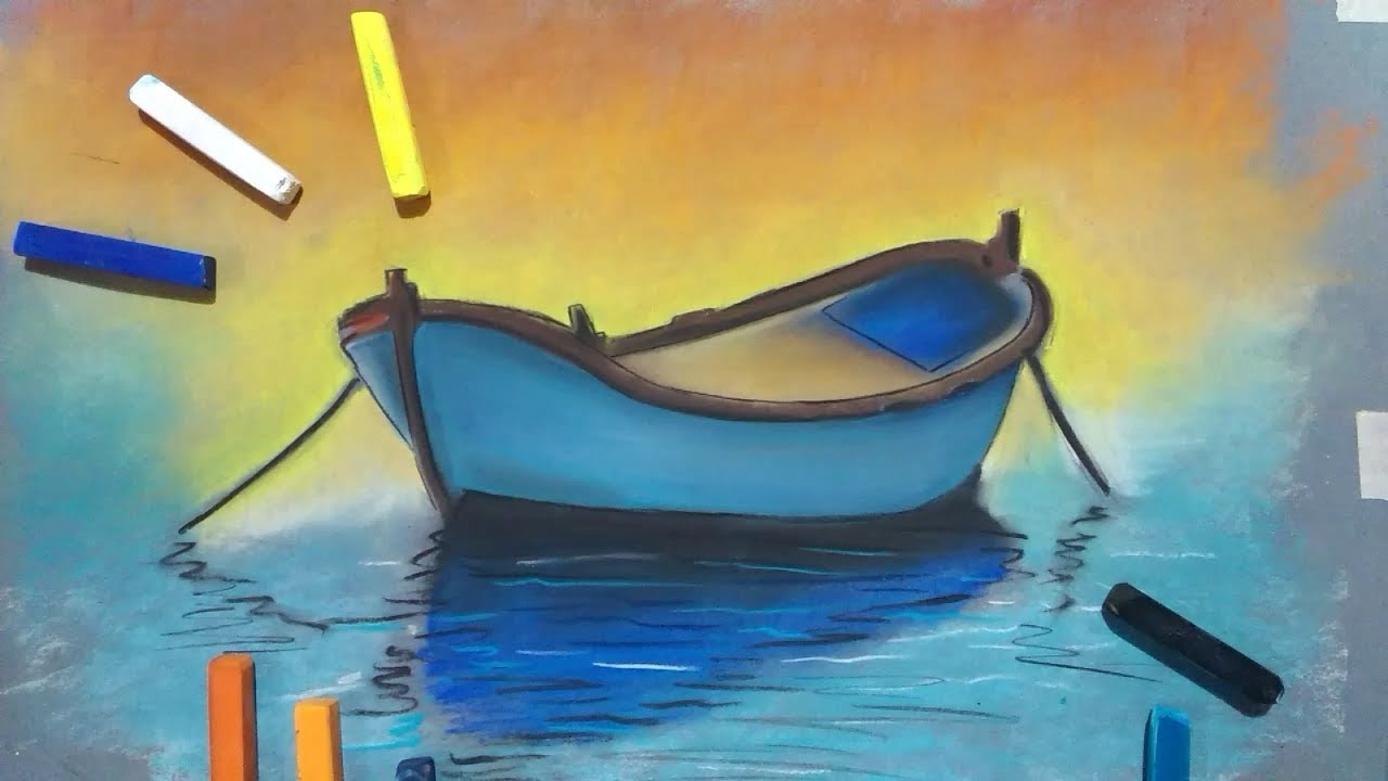 soft pastel painting || How to use soft pastel color - YouTube
