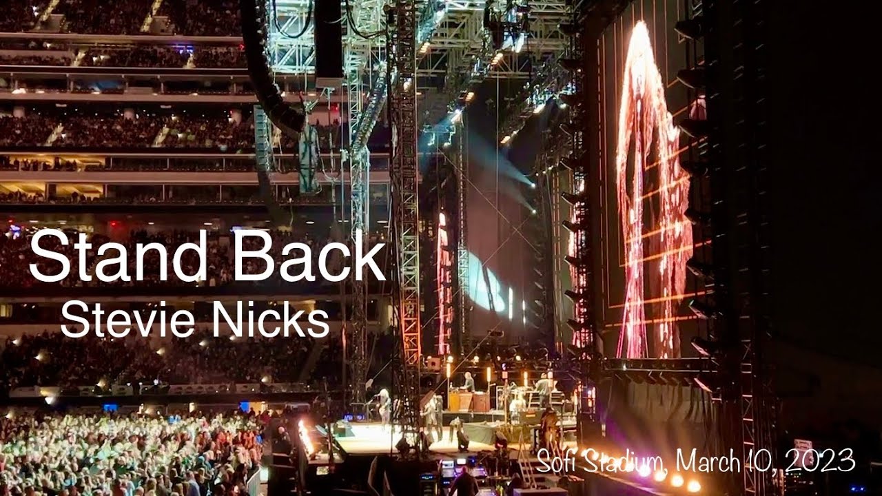 Stevie Nicks performs Stand Back, live at Sofi Stadium - YouTube
