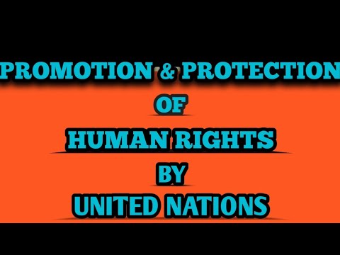 Promotion and protection of Human Right by United Nations - YouTube