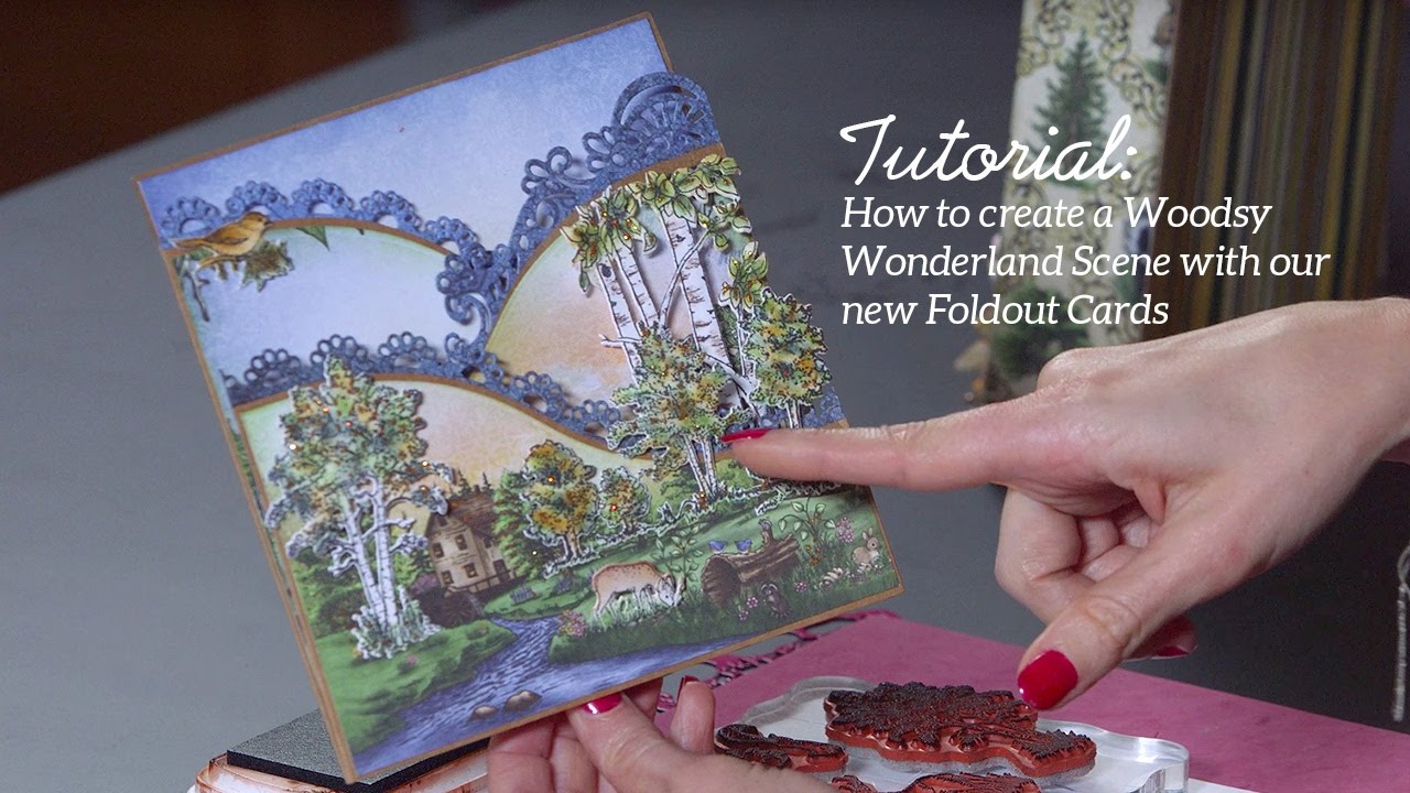 EZ Technique to Create a Nature Scene with Foldout Cards -Woodsy ...