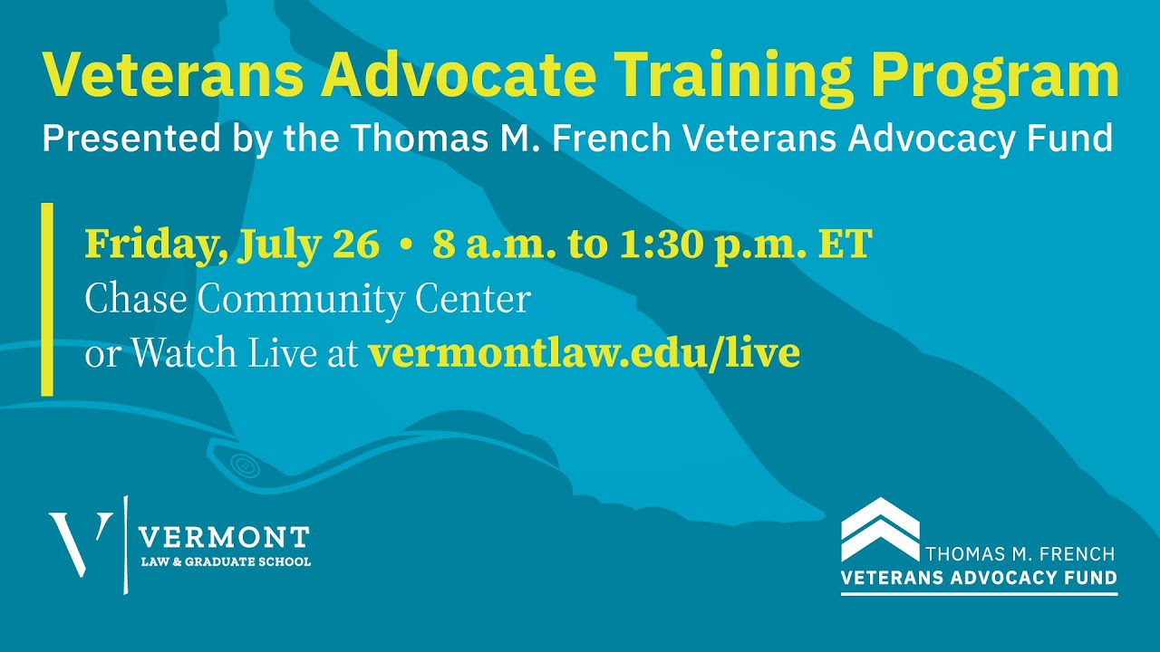 Veterans Advocate Training Program - YouTube
