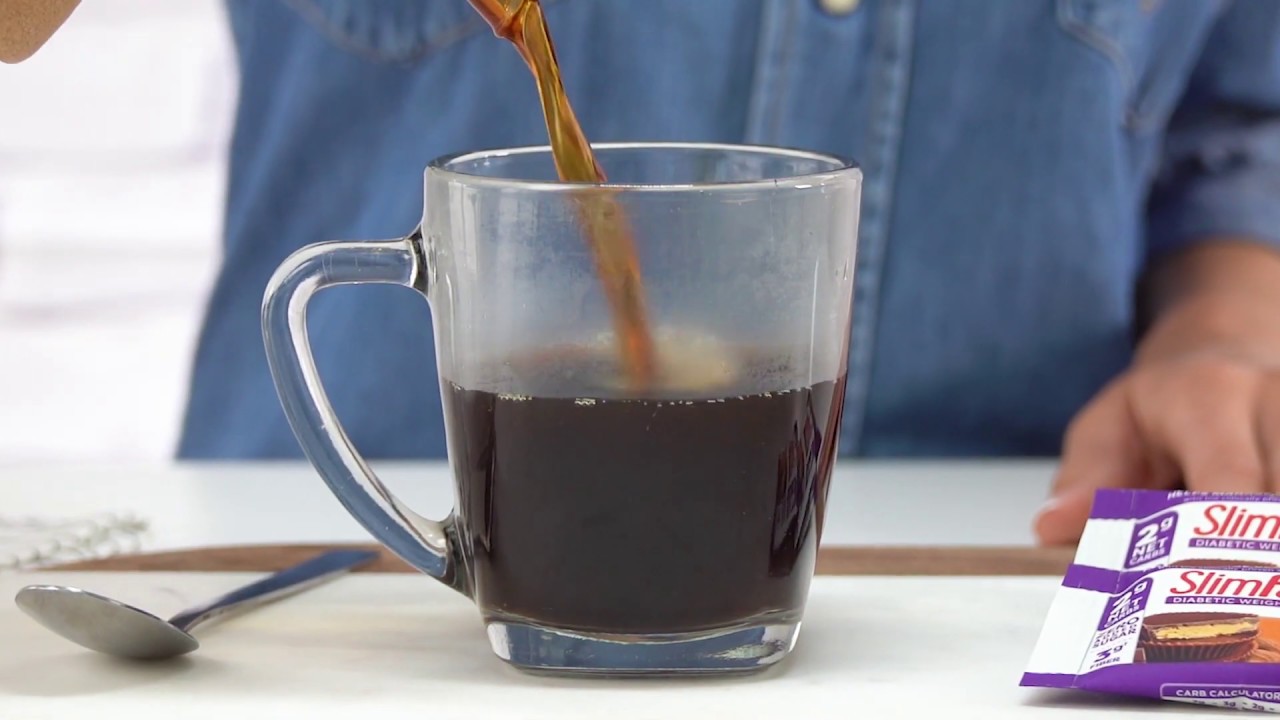 Black Coffee with SlimFast Diabetic Weight Loss Peanut Butter Cup Fat ...