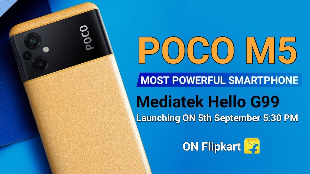POCO M5 Official Launch 5th September In India | POCO M5 Price In India ...