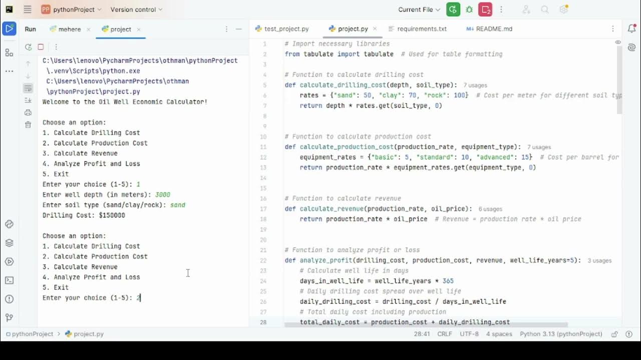 cs50 final project(well operation economic calculator) - YouTube