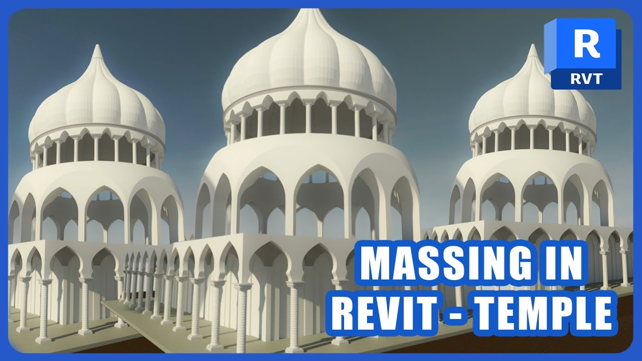 MASS MODELLING IN REVIT - TEMPLE BUILDING - YouTube