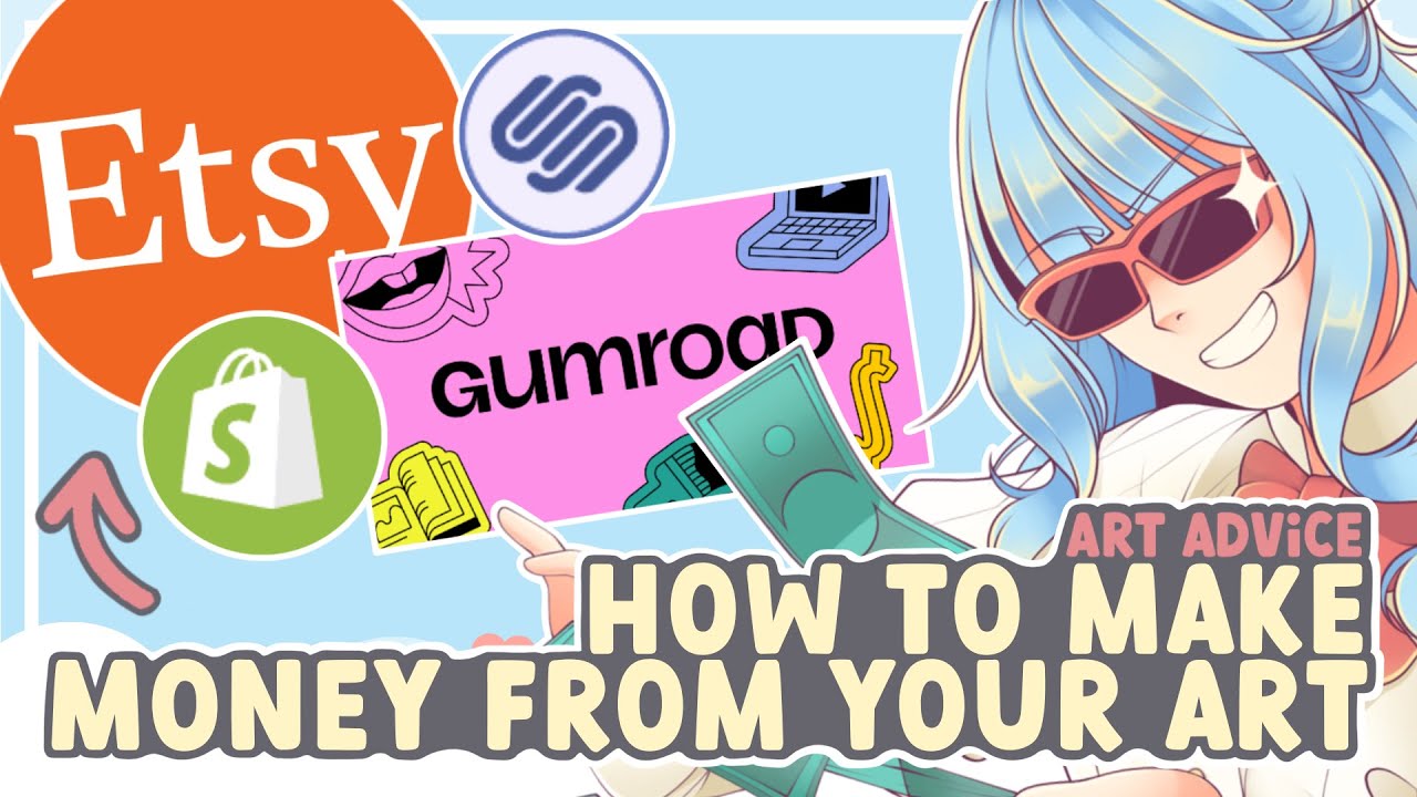 How to Make Money from Art || SPEEDPAINT + COMMENTARY - YouTube