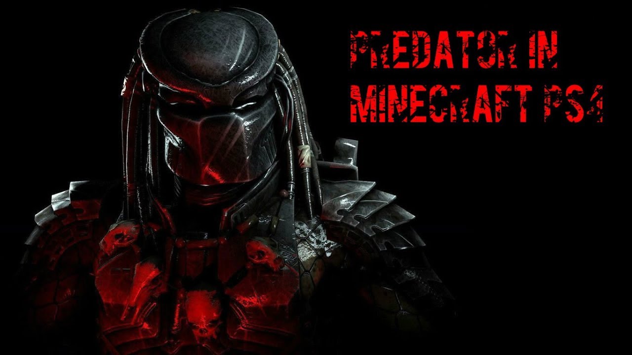 PREDATOR IN MINECRAFT PS4 - YouTube