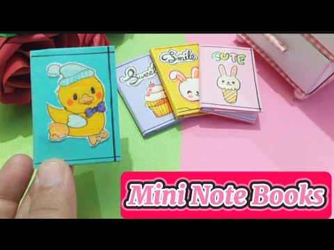 Handmade Mini Note Books 📚 Paper Craft_Art and craft😘😘 - YouTube