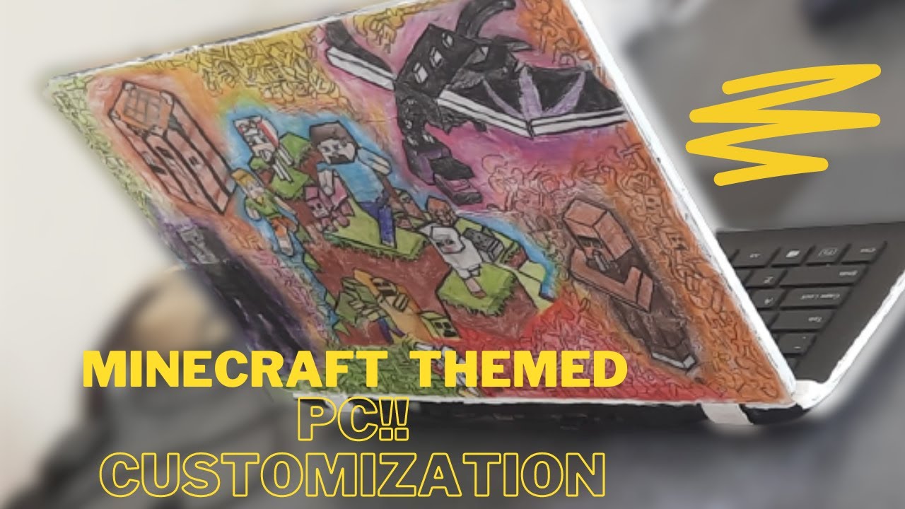 Minecraft themed pc!! Customization!! - YouTube