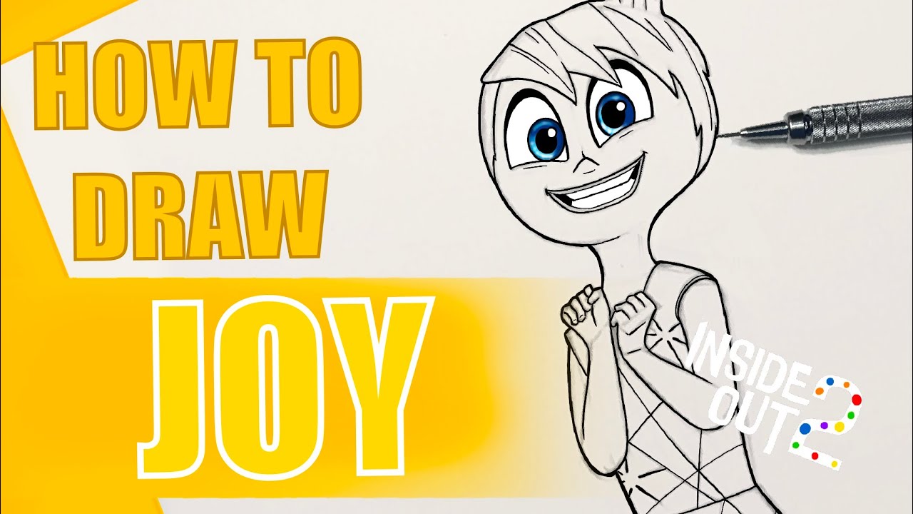 How To Draw JOY From "Inside Out 2" | Draw With Me! - YouTube