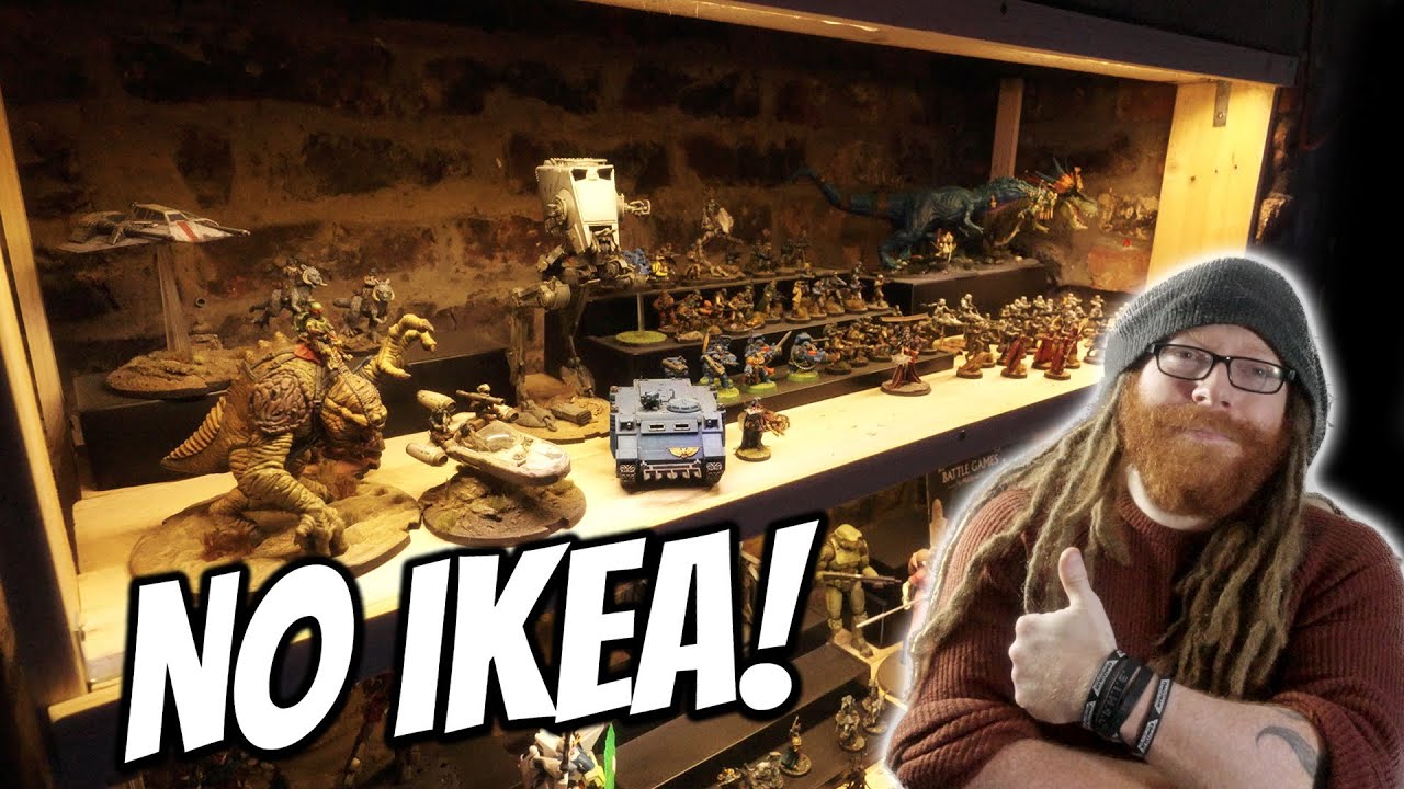 MAKE YOUR OWN DISPLAY CABINET - That Isn't A Kallax - YouTube