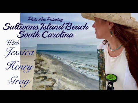 Plein Air Painting: Beach and Waves! With Jessica Henry Gray - YouTube